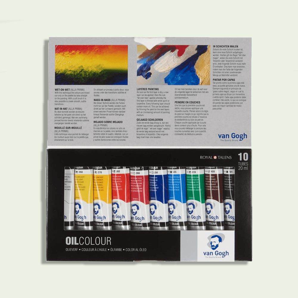 Van Gogh Oil Paint – Basic Set (10 × 20 ml) – 3DForma.nl